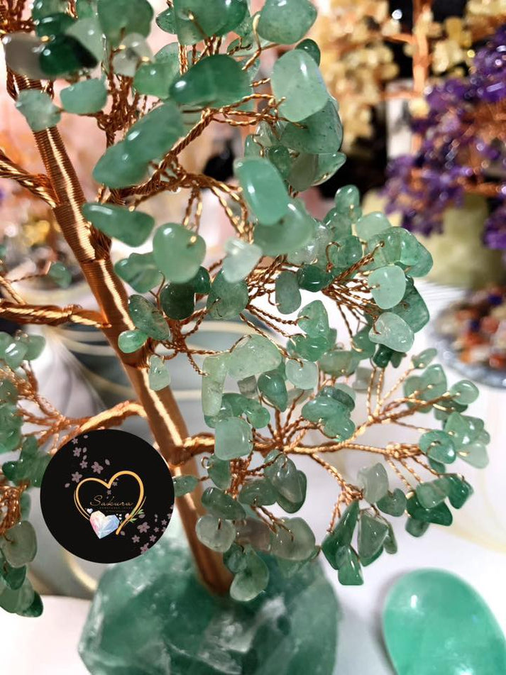 🍀AVENTURINE Crystal Tree – Sakura Gemstones Japan
