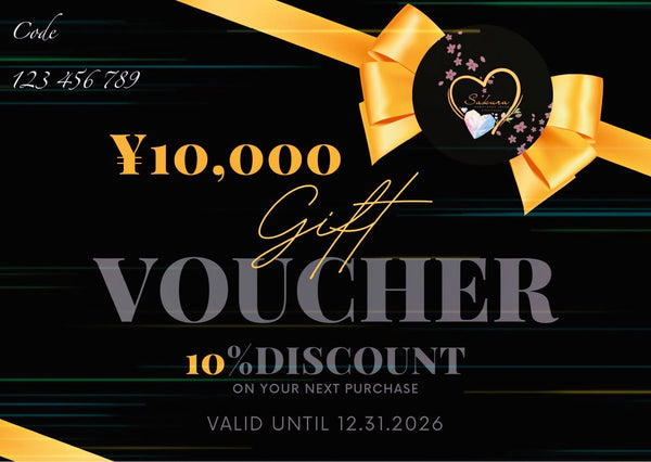 GIFT Voucher ¥10,000 – Sakura Gemstones Japan